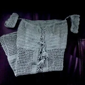 Swim | Nwt Handmade Crochet Beach Dress Fern Green | Poshmark